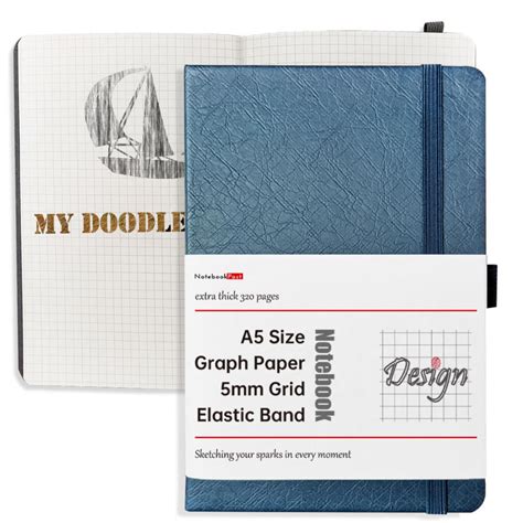 Large A4 Grid Notebook Pack Of 3 Notebookpost