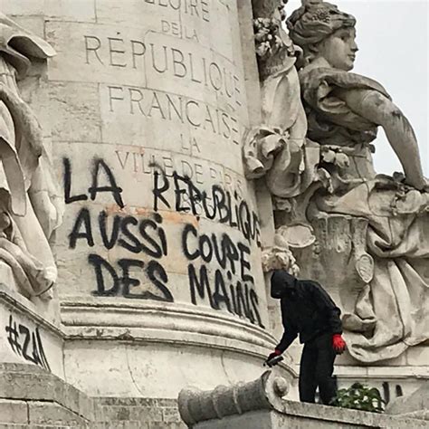 Демонстрация против полицейского насилия во Франции Прамень