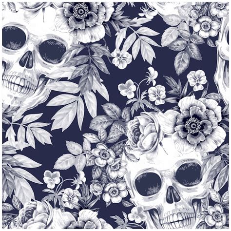 꽃 잎 원활한 패턴 배경 프리미엄 벡터