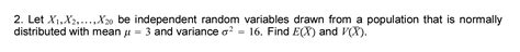 solved 2 let x1 x2 … x20 be independent random variables