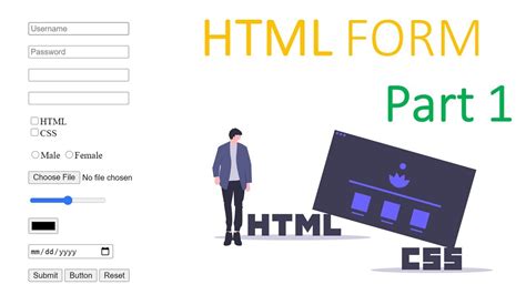 Html Form Part 1 Tutorials Youtube