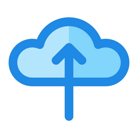 File Upload Generic Blue Icon