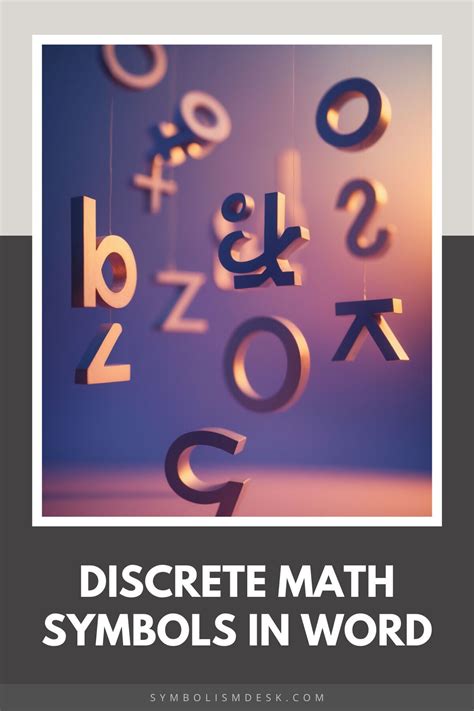 Discrete Math Symbols In Word Shortcut Keys Word Symbols Math