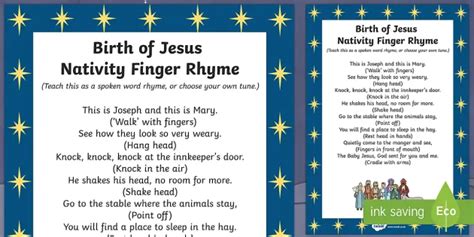 Christmas Poems About Jesus Birth