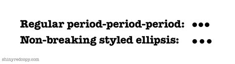 Those Tricky Triple Dots Aka The Ellipsis