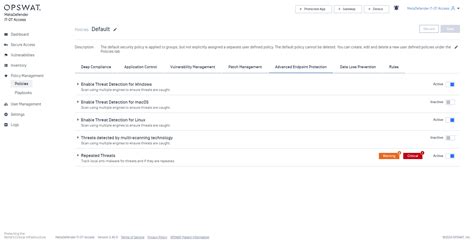 Advanced Threat Detection Module Metadefender Access Opswat