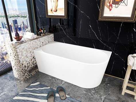 Bath 19 1400mm Left Corner Freestanding Bath Tub Melbourne Bathroom