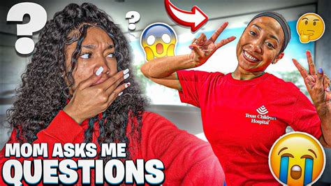 I Let My Mom Ask Me Questions I Never Answered Before 😳 Youtube