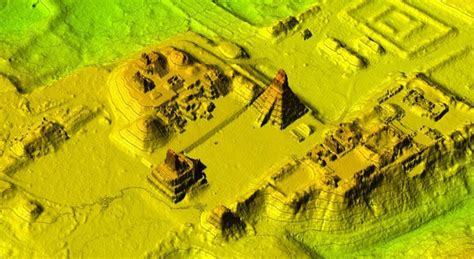 Lidar Image Reveals Grand Plaza Of Maya City Tikal