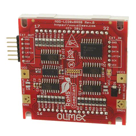 MOD LED X RGB Olimex LTD Development Boards Kits Programmers DigiKey