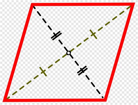 각 마름모 영역 대각선 평행 사변형 각도 각도 본문 Png Pngegg