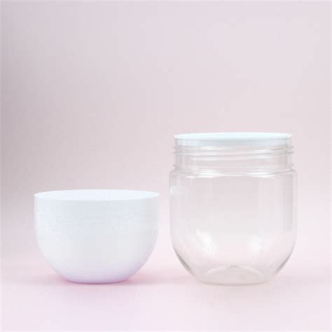 600g Face Cream Mask Bottle Wide Mouth Cream Bottle Cosmetic Bottle