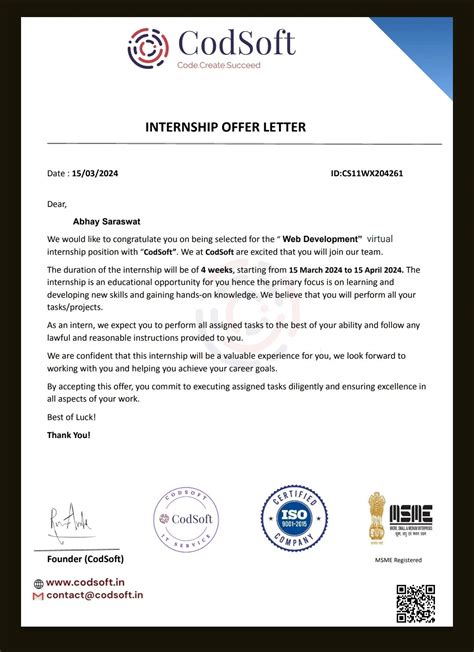 Abhay Saraswat On Linkedin Webdevelopment Internship Codsoft