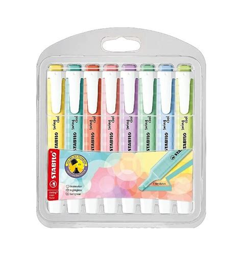 스타빌로 스윙쿨 파스텔 형광펜 8색 세트 티몬