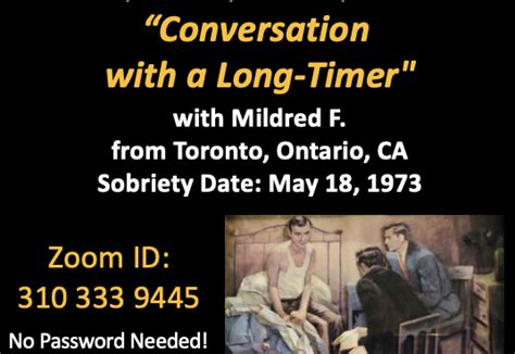 Conversation With A Long Timer With Mildred F 5282024 Recovery Speakers
