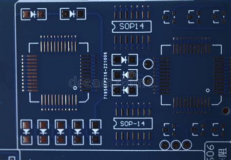 Blue Microcontroller Chip A Chip With A Processor Stock Image Image Of Closeup Tech 269603181