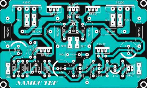 Layout Pcb Power Amplifier 2000 Watt