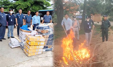 សាច់បង្កកជិត៩០០គីឡូត្រូវបានបង្ក្រាប និងដុតកម្ទេចចោល