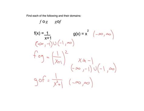 Jan 7 Composite Functions And Domain PPT Free Download