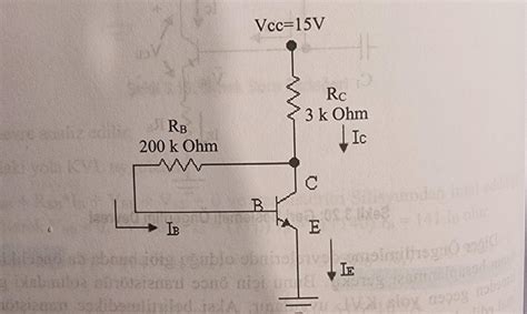 Solved Find VCE And Ic Then Find Transistor S Region Chegg Com