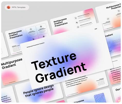 Premast Texture Gradient Powerpoint Presentation Template
