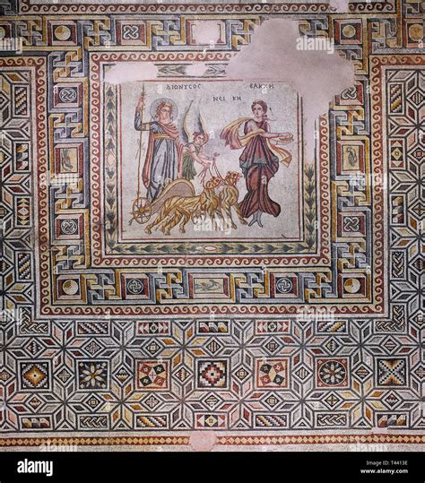 Mosaïque Romaine Mousai Mosaïque Villa De Leuphrate Ancienne Zeugama 2e 3e Siècle