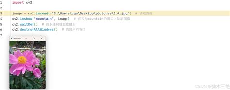 Opencv第一章——图像处理的基本操作 Csdn博客
