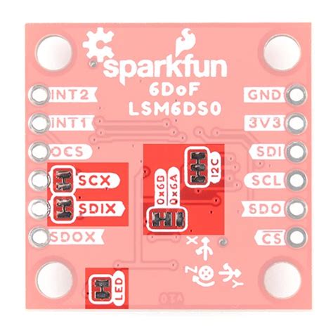 Sparkfun 6 Degrees Of Freedom Breakout Lsm6dso Qwiic