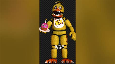 Fnaf Chica Evolution Fnaf Picsart Chica Youtube