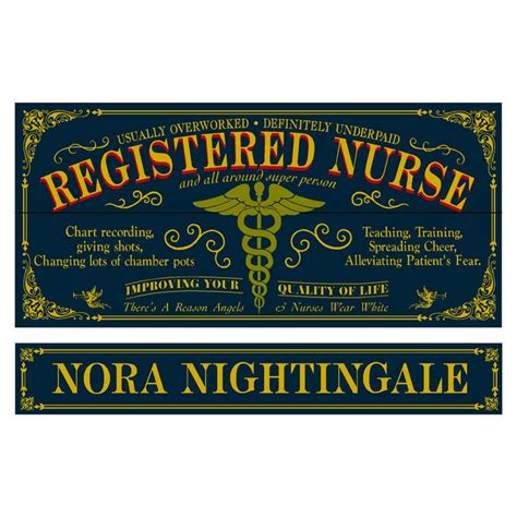 Registered Nurse Sign Personalized Personalized Signs Personalized