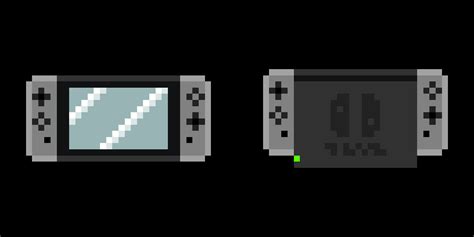 Nintendo Switch Switch In Dock Pixel Grey By 1niceroli On Deviantart