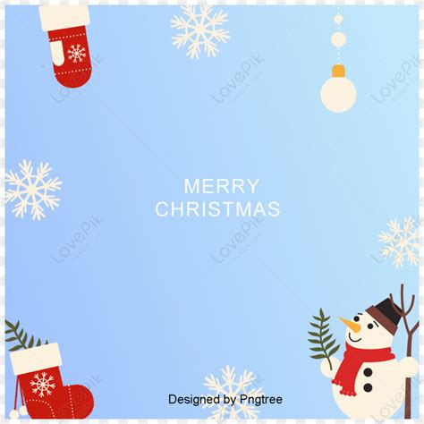 맑은 단색 크리스마스 일러스트 배경 성탄눈송이포스터 Png 일러스트 무료 다운로드 Lovepik