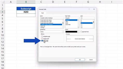 How To Add Subscript In Excel The Simplest Way Easyclick