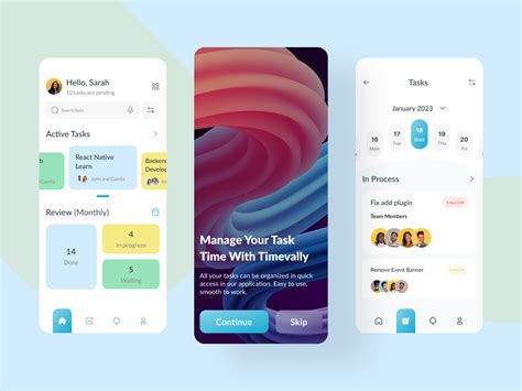 Manage Your Task App Ui Design Behance
