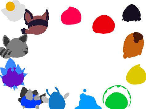 Rainbow Blobs By Skittlesxox On Deviantart