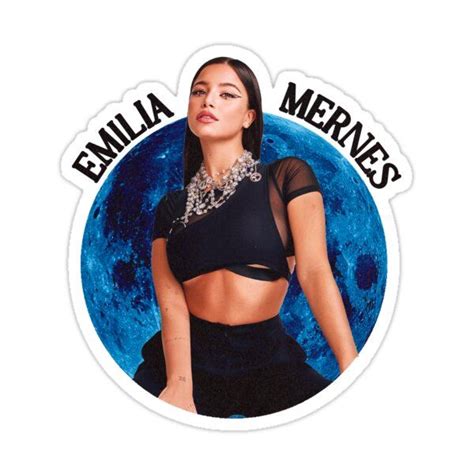 Emilia Mernes Sticker By Esterlozano Stickers Vinyl Decal Stickers