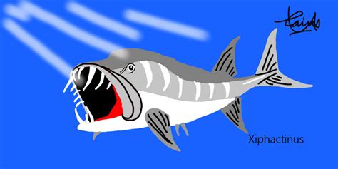 Xiphactinus By Caiussaurus On Deviantart