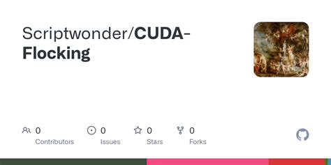 GitHub Scriptwonder CUDA Flocking