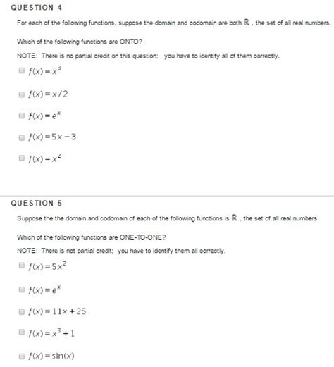 Solved For Each Of The Following Functions Suppose The