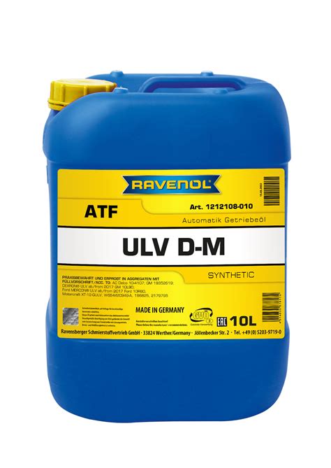 RAVENOL ATF ULV D-M – Ravenol South Africa