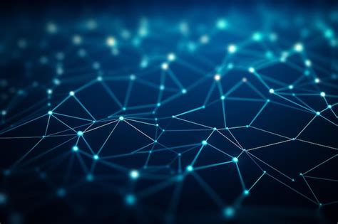 Premium Ai Image Abstract Background Digital Networking