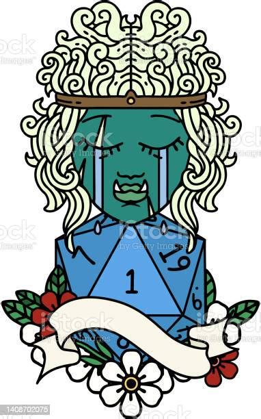 우는 오크 야만인 캐릭터 얼굴과 자연스러운 원 롤 일러스트 굴리기에 대한 스톡 벡터 아트 및 기타 이미지 굴리기 도깨비 마음이 산란해진 Istock