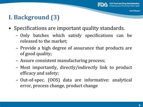 Ppt Statistical Considerations In Setting Product Specifications