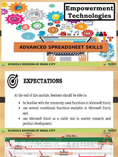 e tech module excel pdf