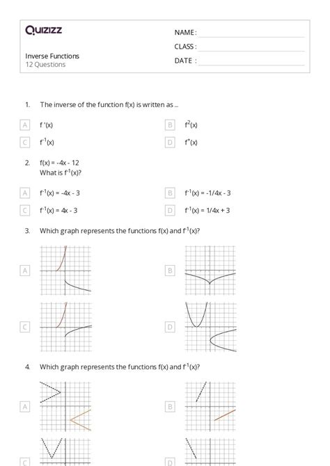 50 Inverse Trigonometric Functions Worksheets For 9th Class On Quizizz