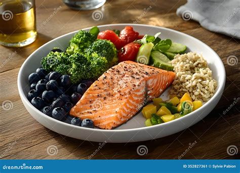 Healthy Eating Plate Illustration Based On Harvard Guidelines