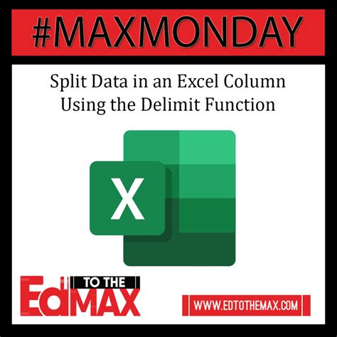 Split Data In An Excel Column With The Delimit Function Ed To The Max