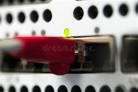 Communication Patch Panel For Ip Telephony Modems And Switches Are In The Datacenter Server