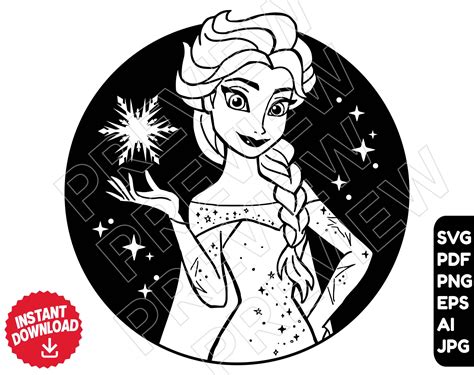 Frozen Elsa Svg Princess Svg Elsa Svg Elsa Cut File Frozen Etsy My Xxx Hot Girl