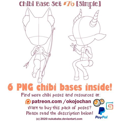 Chibi Pose Reference Chibi Base By Nukababe On DeviantArt Pose Reference Chibi Male Pose
